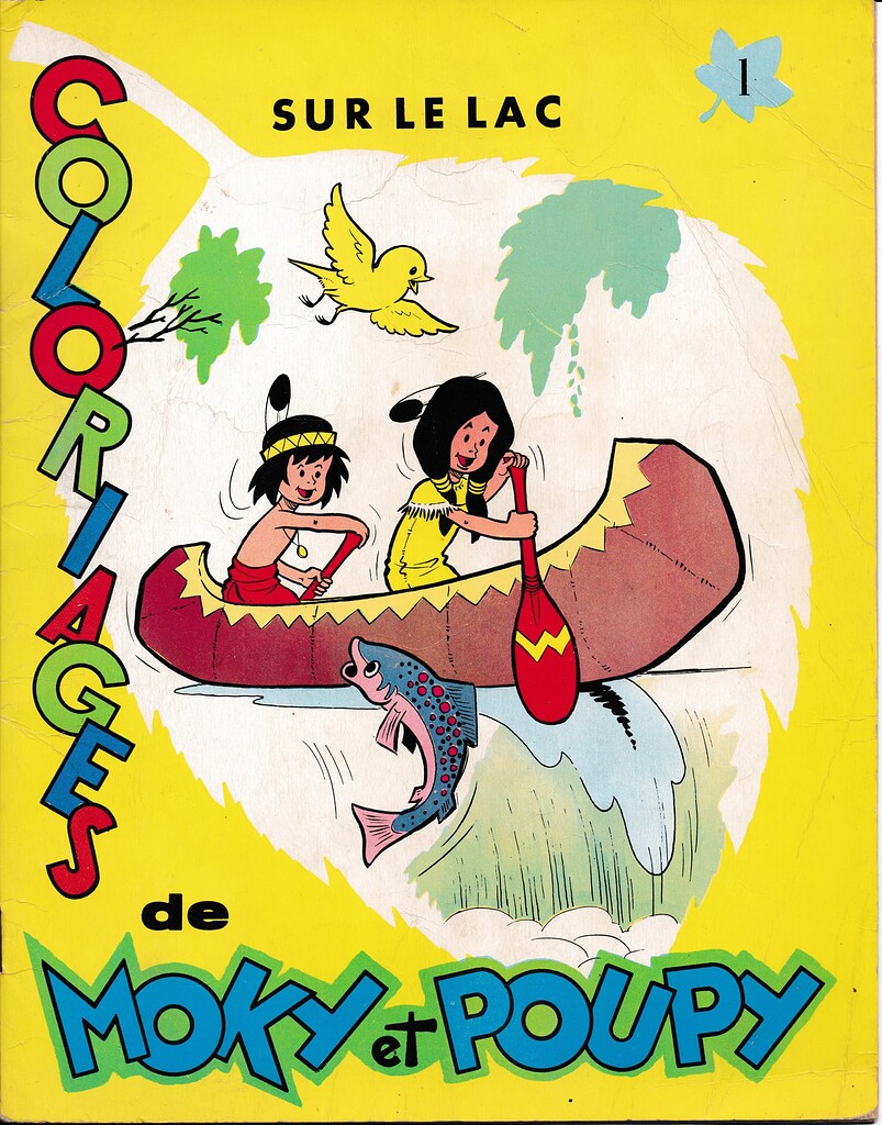Coloriages de Moky et Poupy - Bussemey - Wikibulles